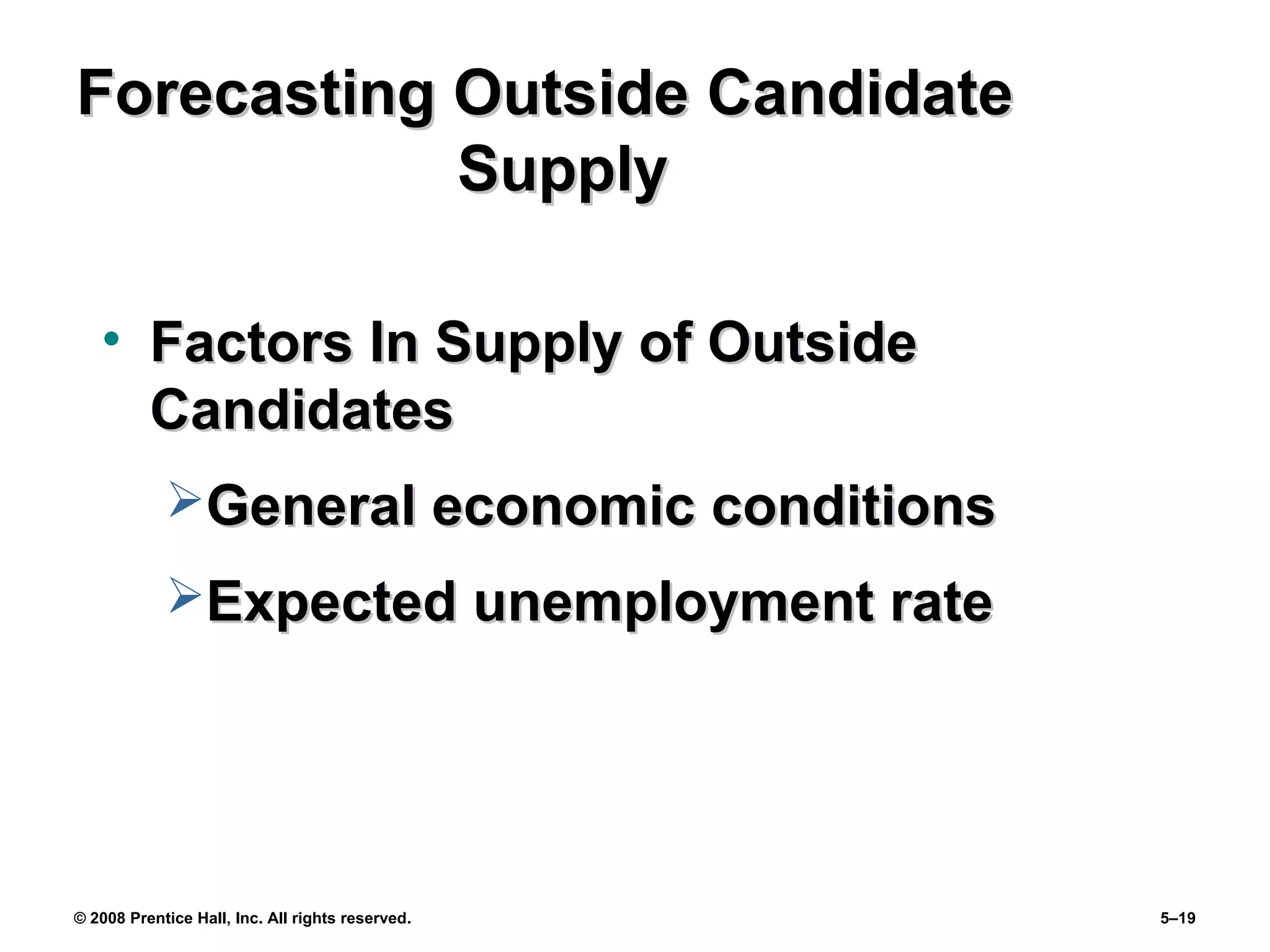 Dessler ch 05-personnel planning and recruiting | PPT
