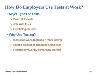 Dessler_HRM12e_PPT_06.ppt- employee testing and selection | PPT