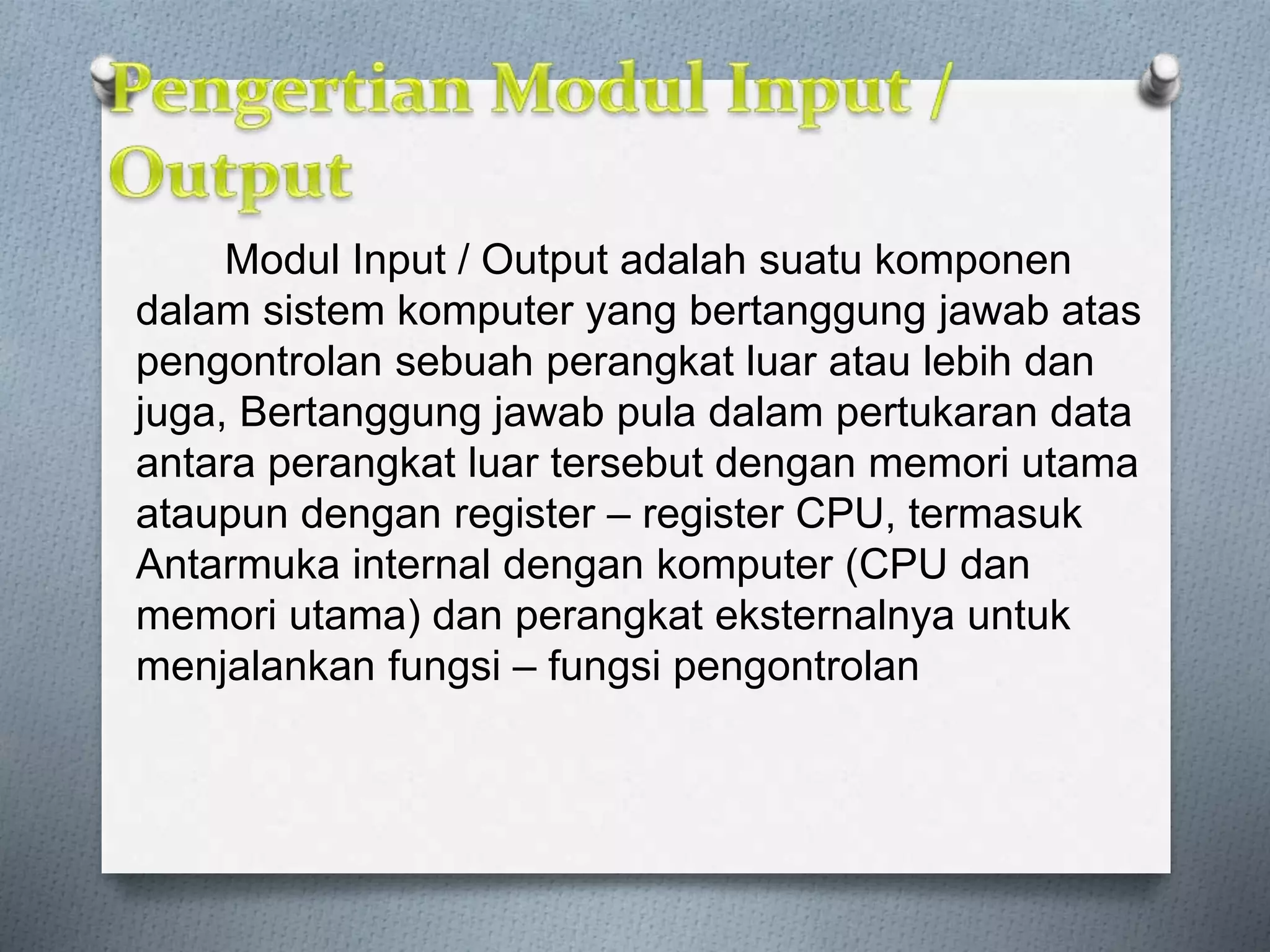 Input/Output | PPTX
