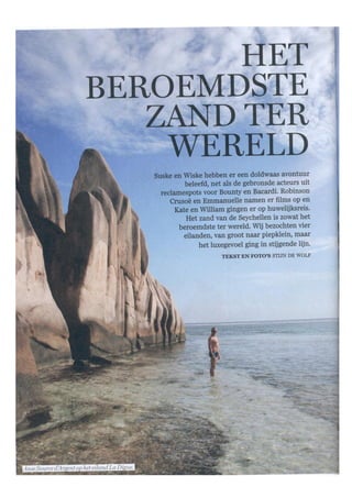 De Standaard Magazine Sainte-Anne Hotel | PDF