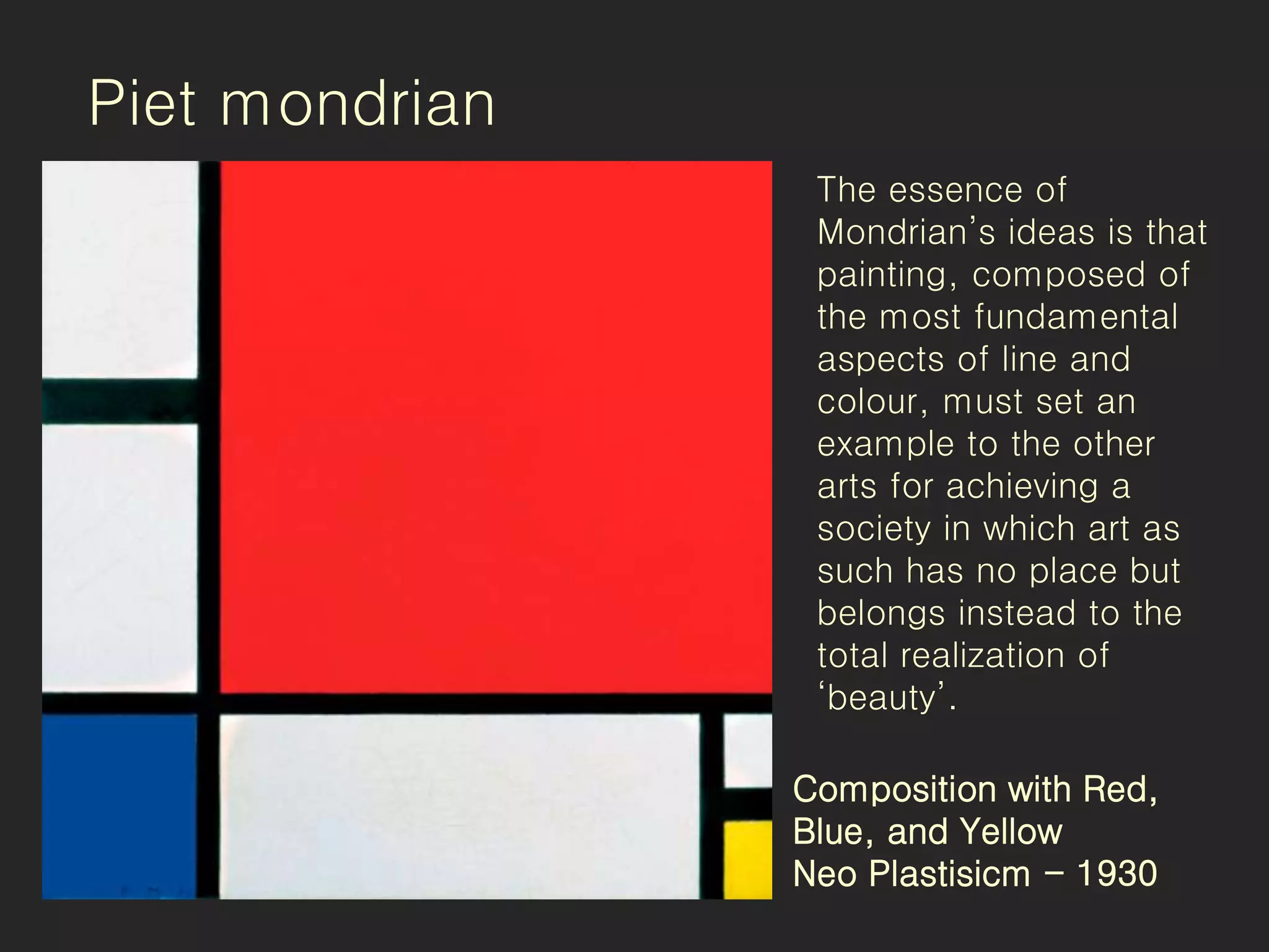 De stijl, Neo-plasticism, Gerit Rietveld | PPT