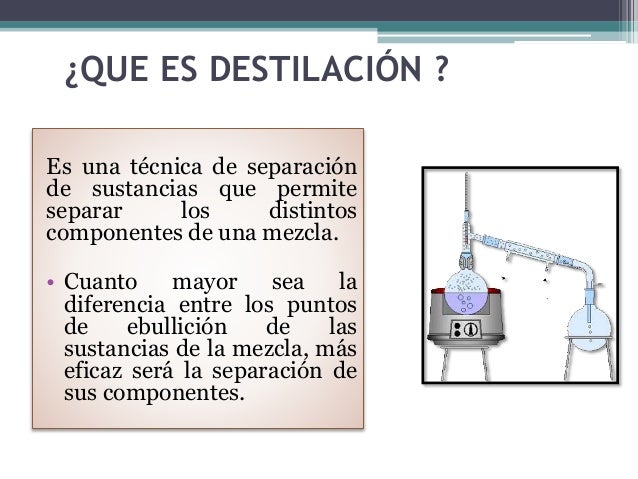 Destilación