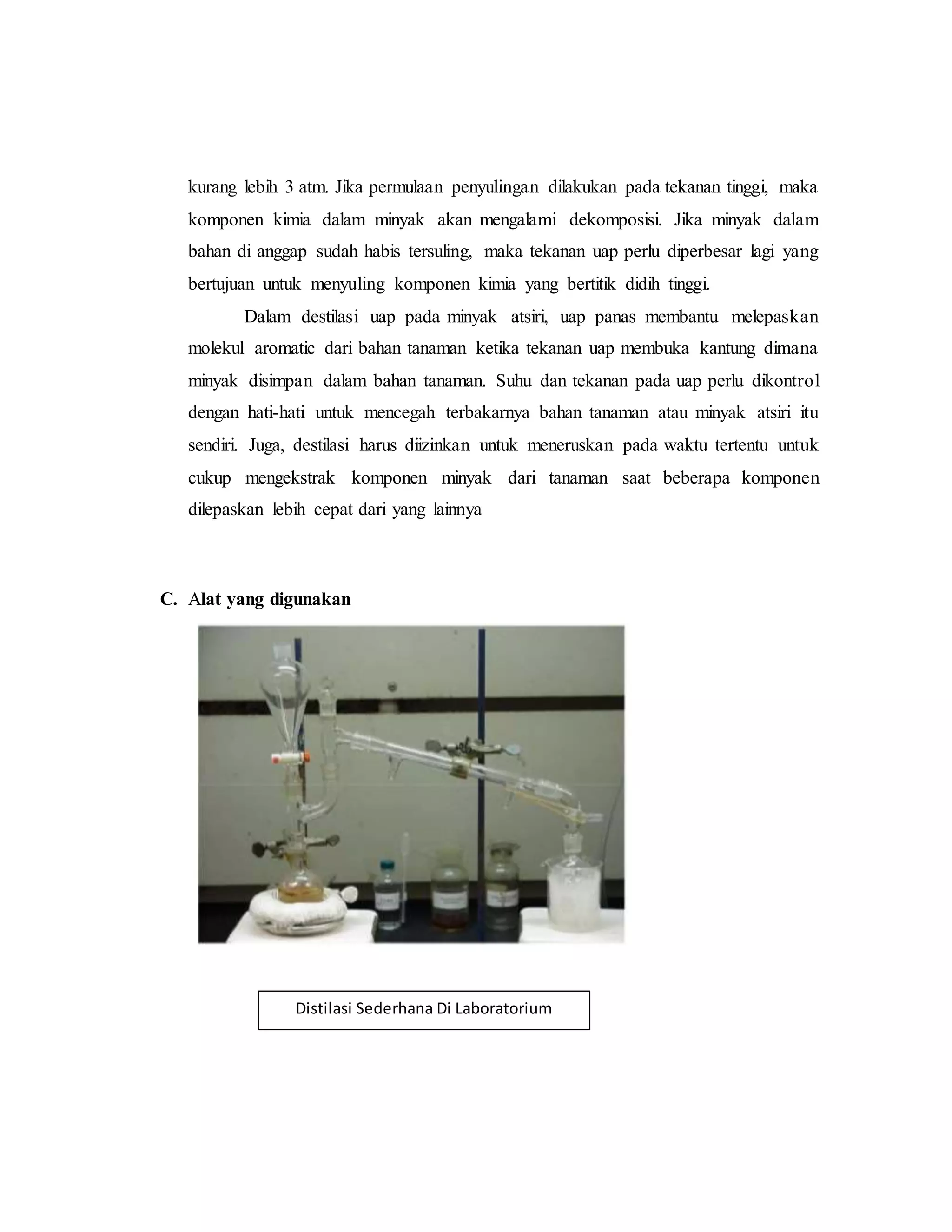 Destilasi uap air(1) | DOCX