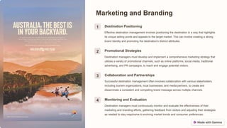Tourism Destination management for vistors | PPT