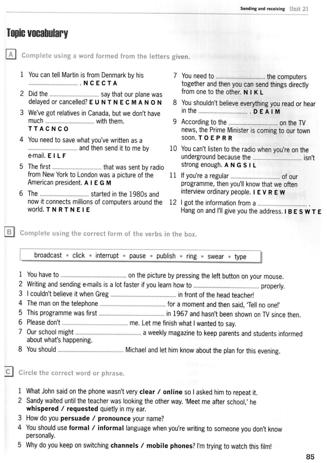 Destination b1 with answer key MacMillan | PDF