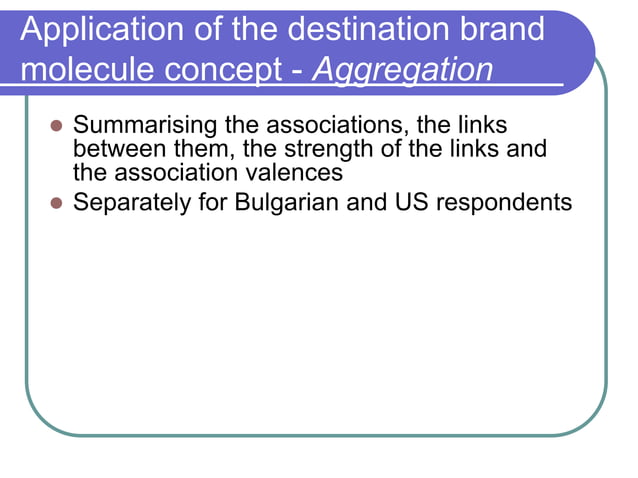 Destination brand molecule | PPT