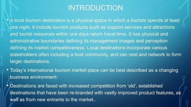 Destination development 1 | PPTX | Travel Locations | Travel