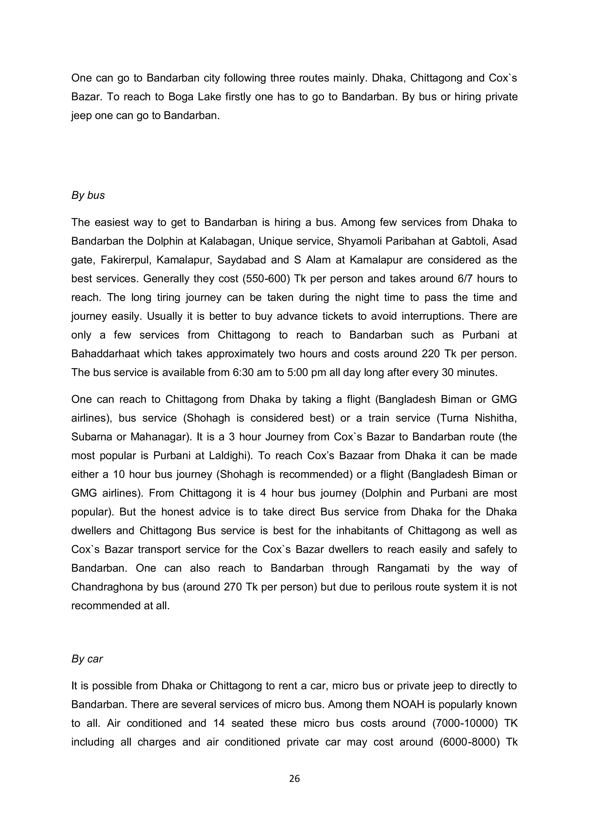 Tourism Destination Development Plan | PDF