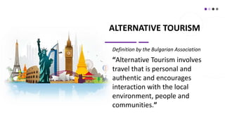 Destination development policies for alternative tourism | PPTX