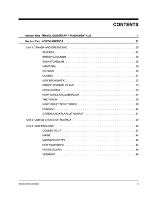Destination geography for travel and tourism | PDF