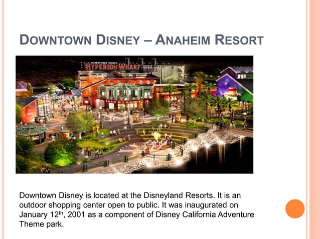 Destination highlights disneyland | PPT