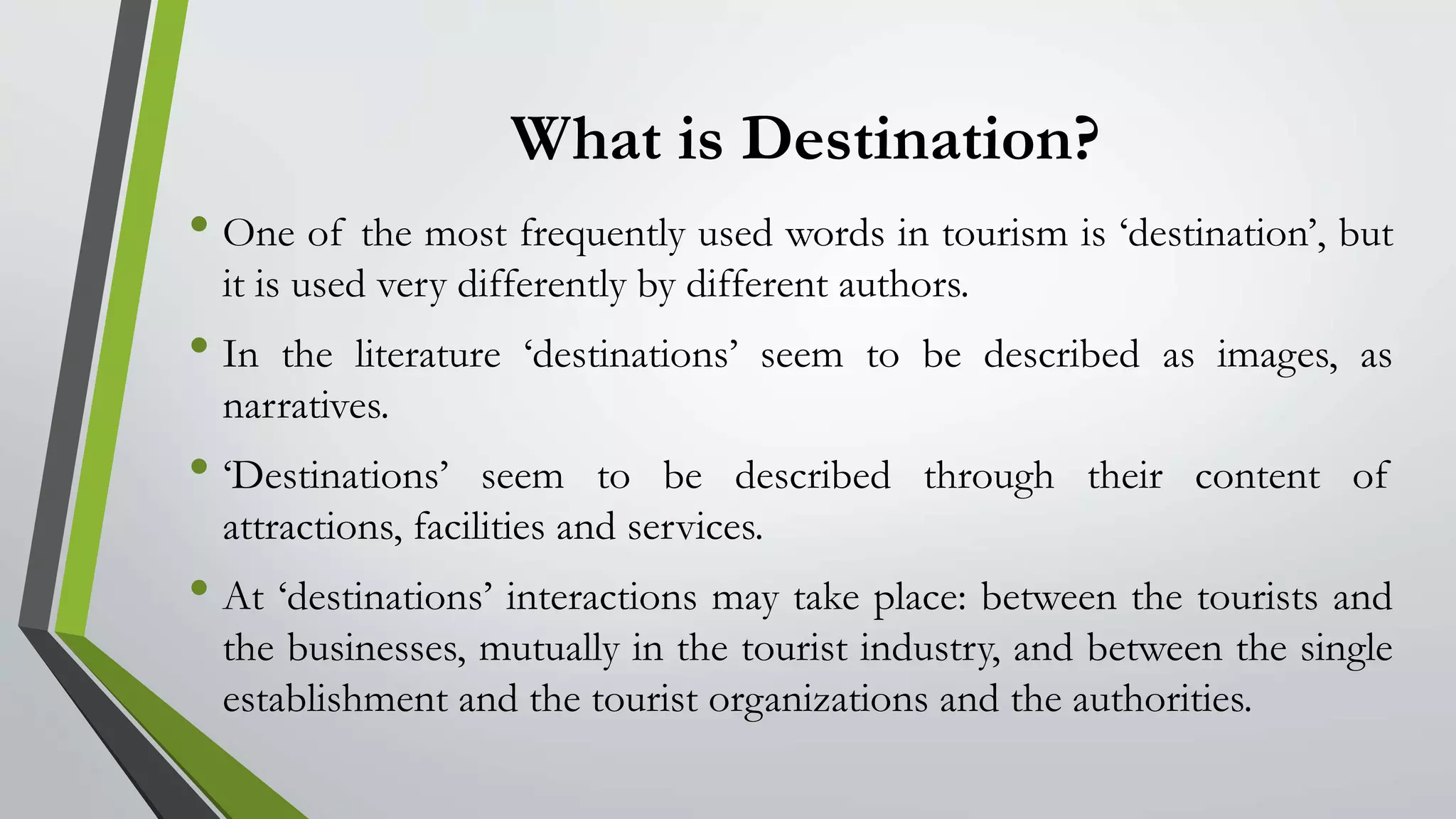 Destination introduction | PPTX