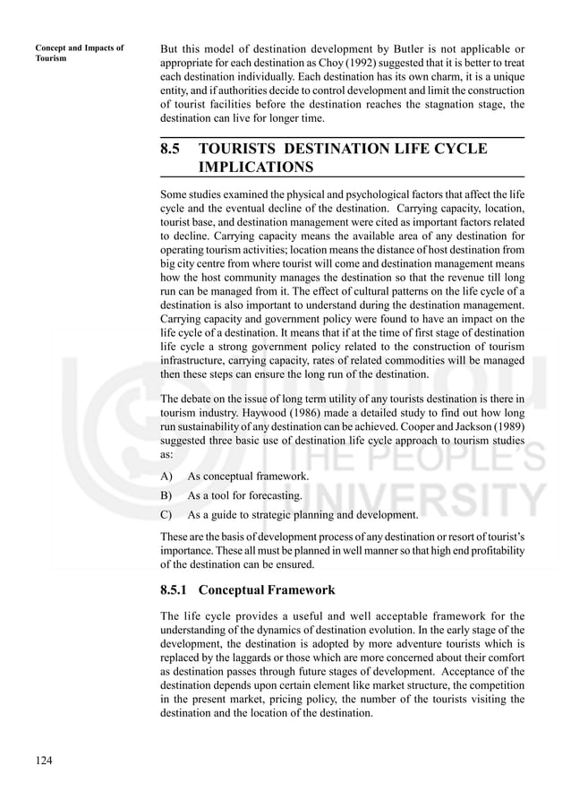 Destination Life Cycle (1).pdf | Travel Preparation and Advice | Travel