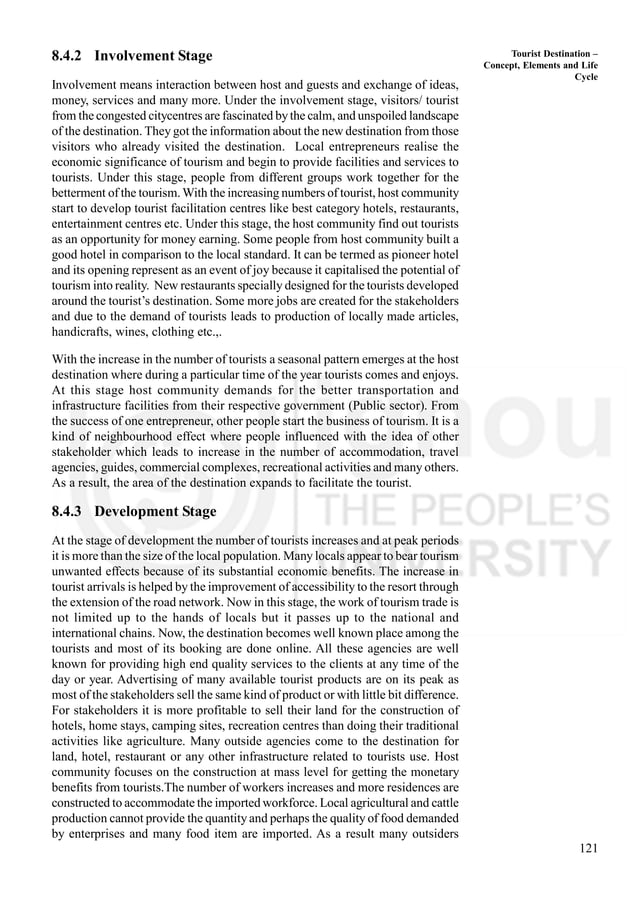 Destination Life Cycle (1).pdf | Travel Preparation and Advice | Travel