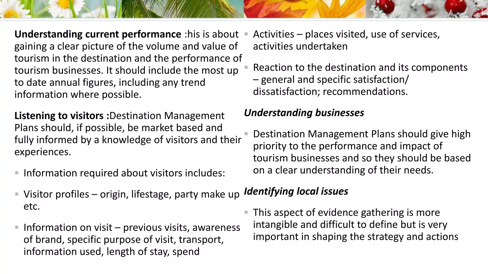 Destination management planning | PPTX