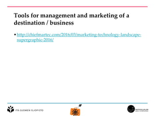 E-business in tourism: Destination marketing and management | PDF