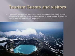 Destination operations management | PPT