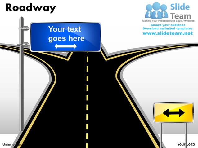Destination roadway power point slides and ppt diagram templates | PPT