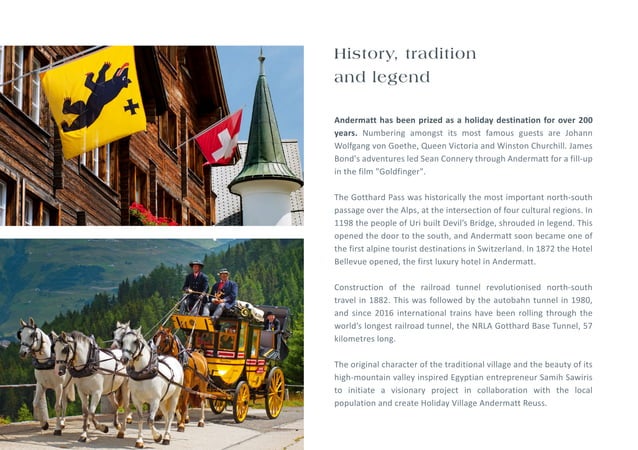 Andermatt Swiss Alps Destination Brochure | PPT