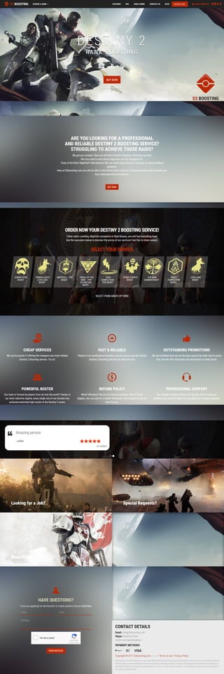 Destiny 2 competitive rank boosting solutions | PDF