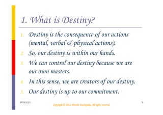 Destiny Control (English) | PPT