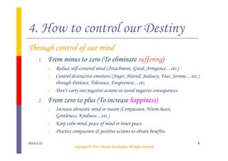Destiny Control (English) | PPT