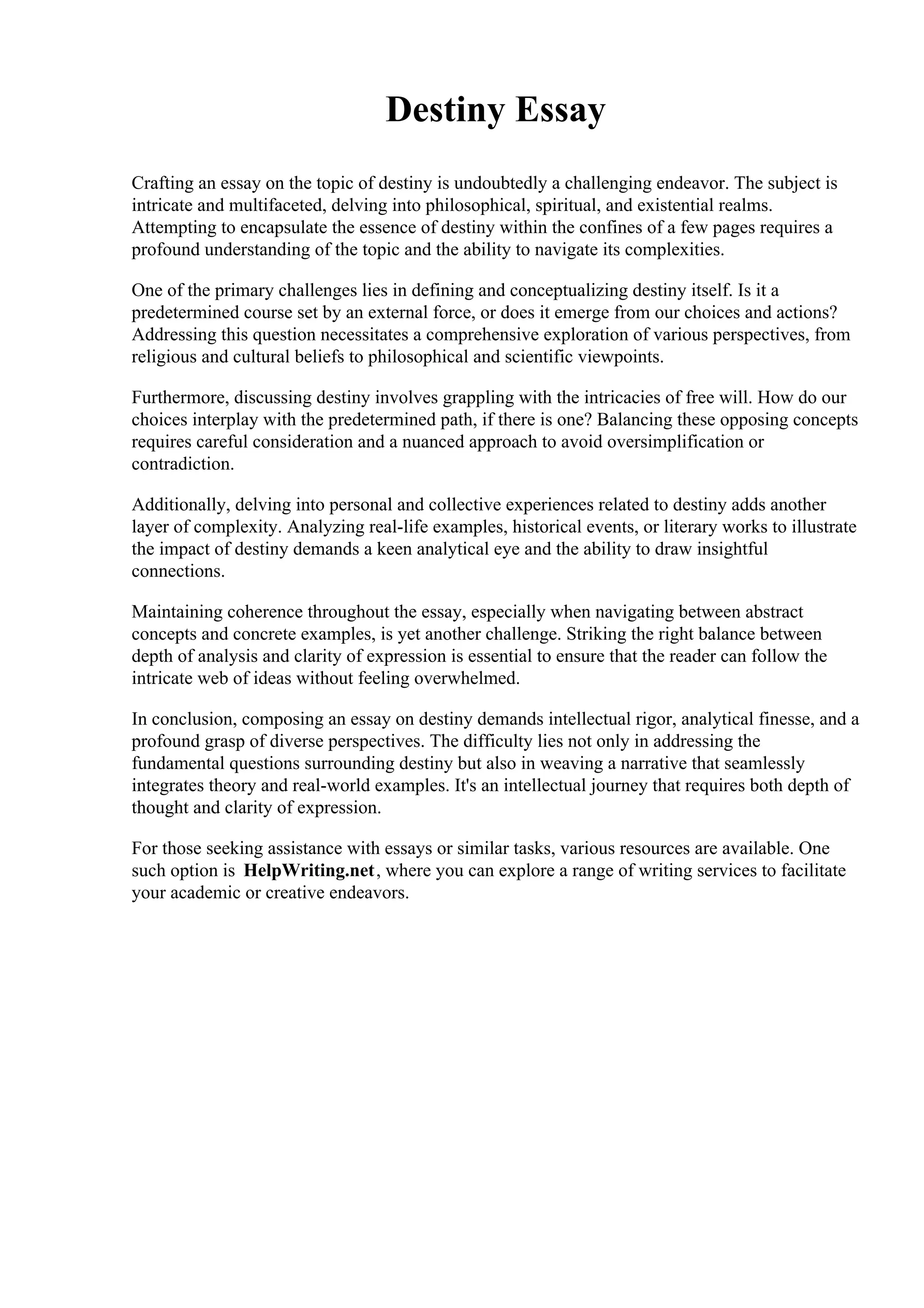 Destiny Essay.pdf
