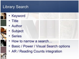 Destiny lib intro | PPT