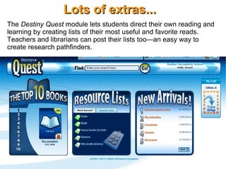 Destiny library manager | PPT
