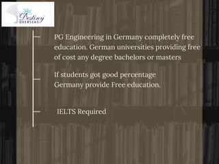 PG Study Eligibility criteria for Germany | PPT