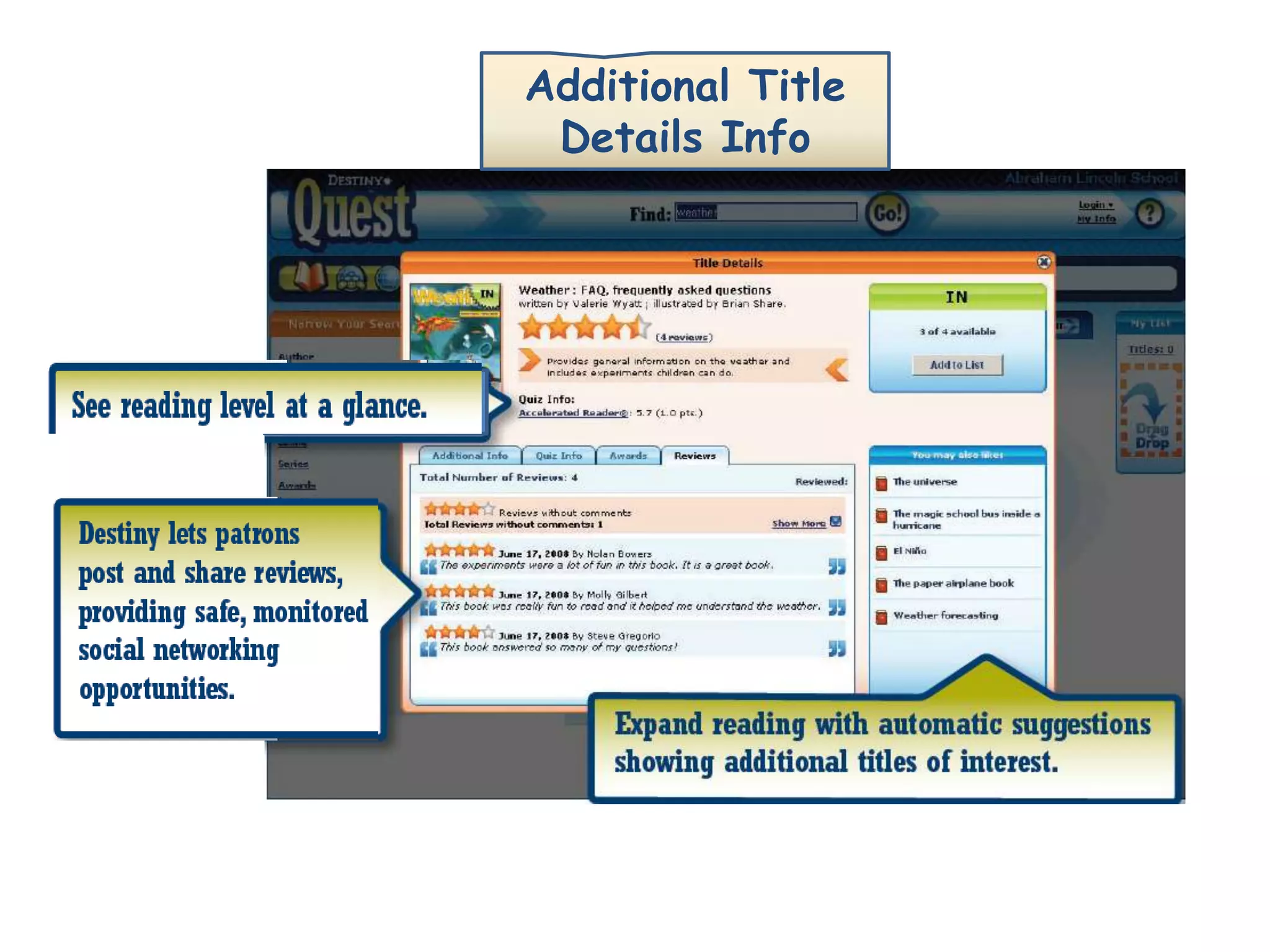 Destiny overviewteacherfinal3 | PPT