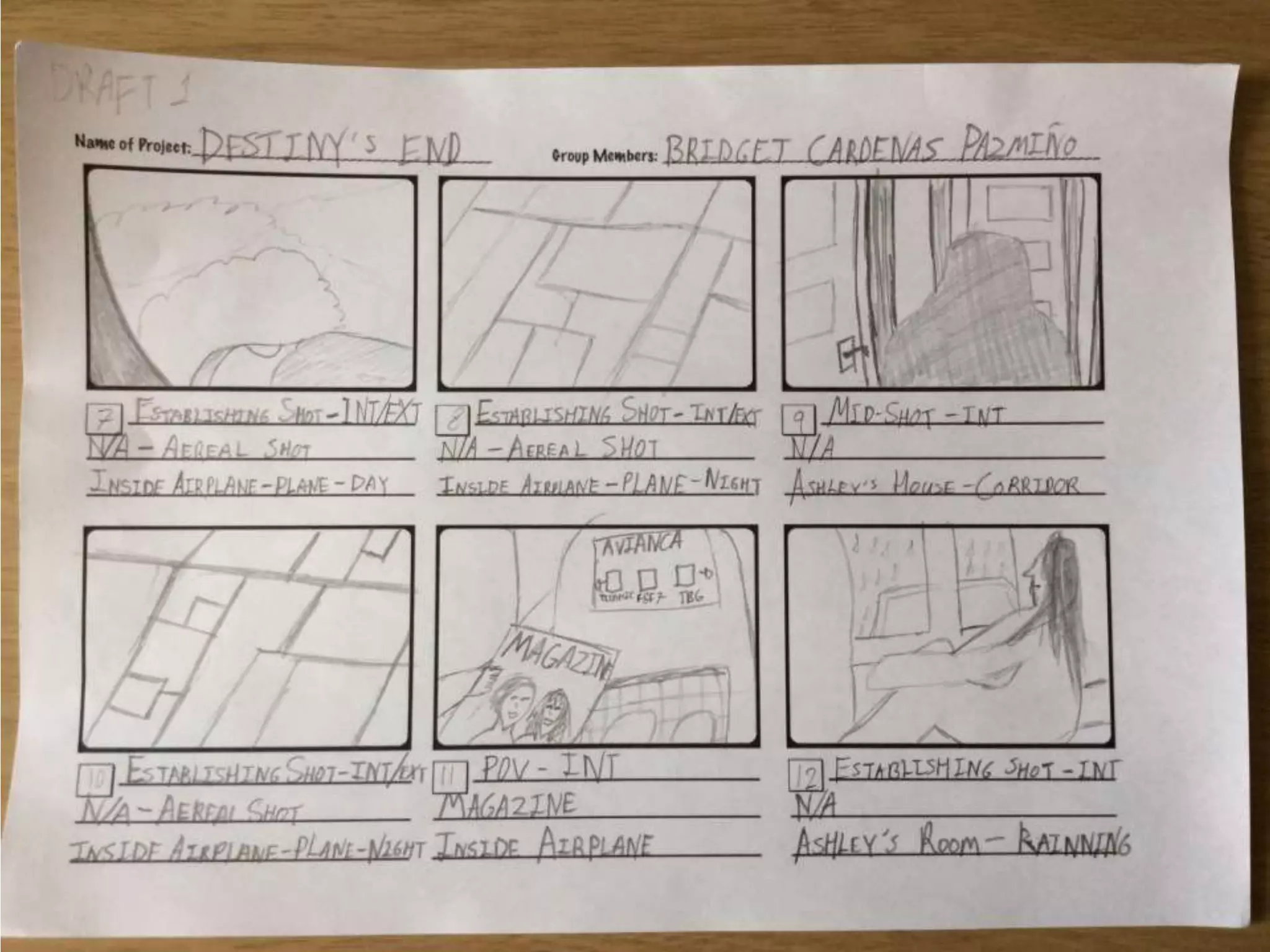 Destiny’s End Draft 1: Storyboard | PPTX