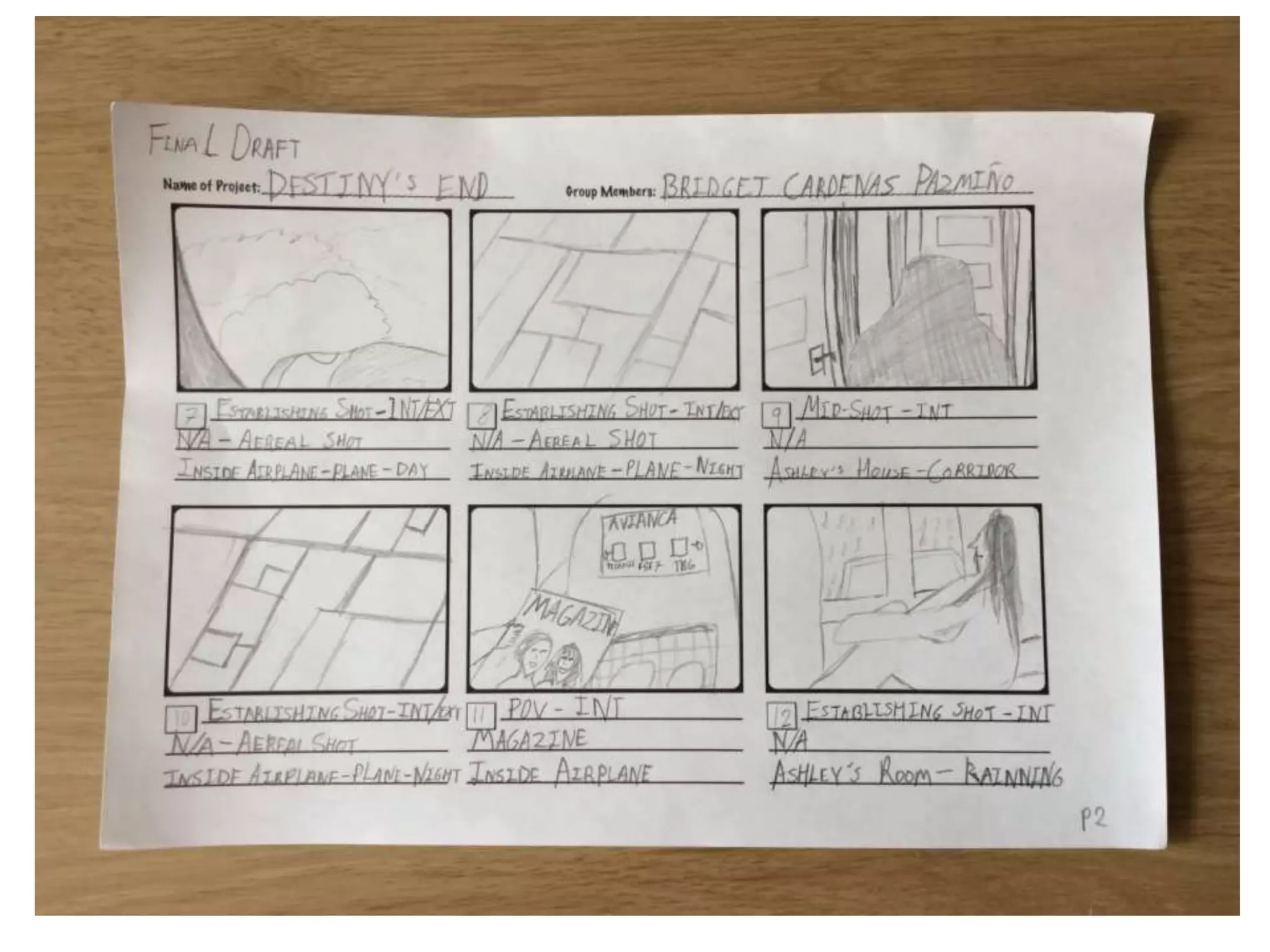 Destiny’s End Final Draft: Storyboard | PPTX