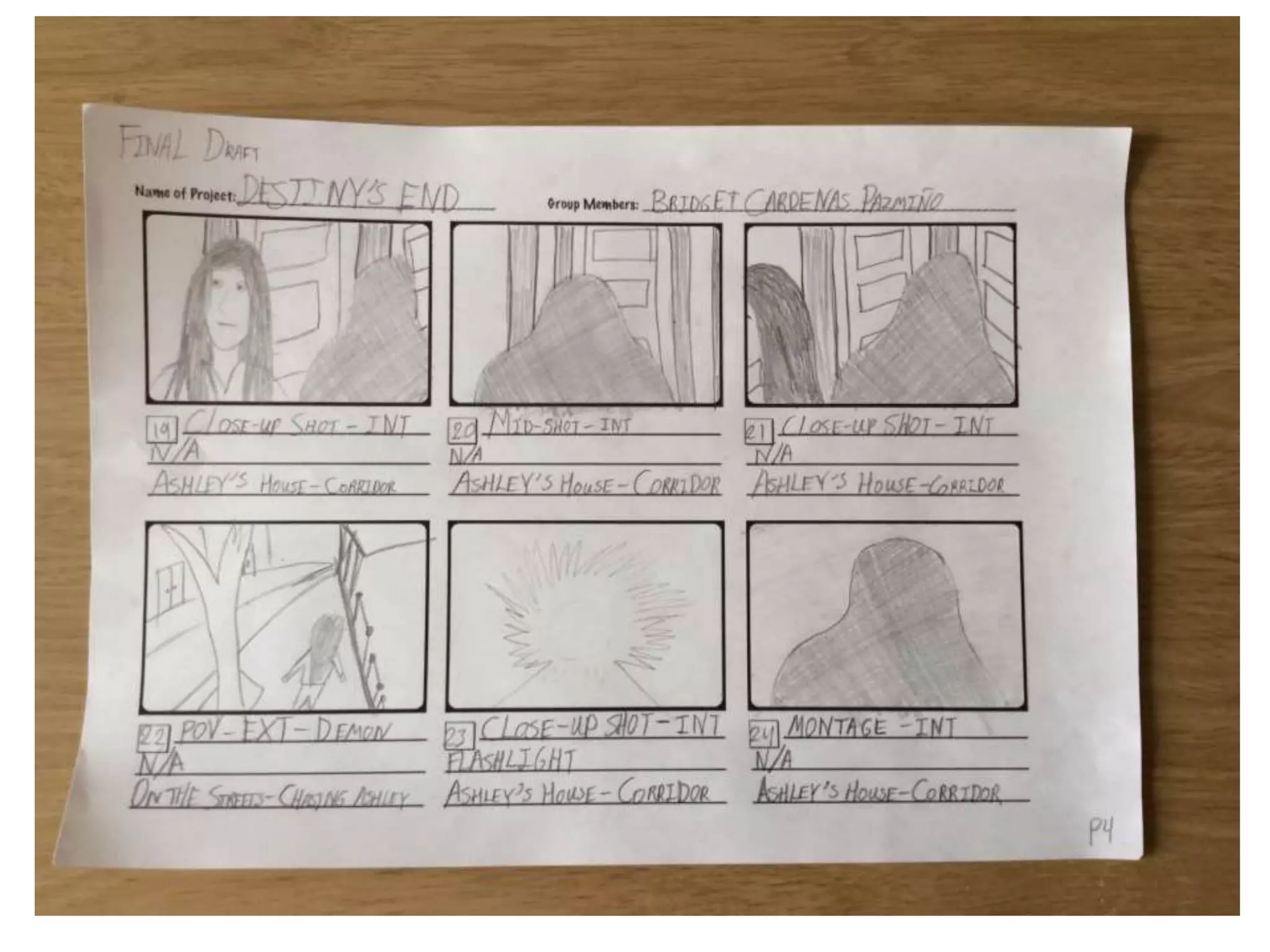 Destiny’s End Final Draft: Storyboard | PPTX