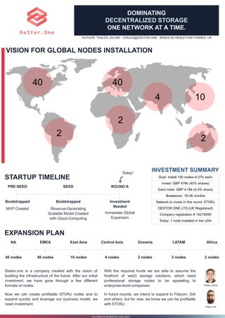 Destor.one - One Pager for Investment Round Dec22.pdf