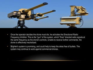 drone destroy guns | PPT