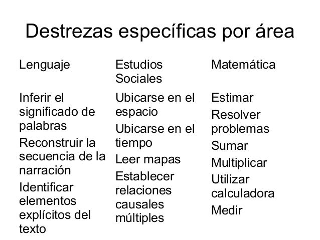 Destrezas (2)