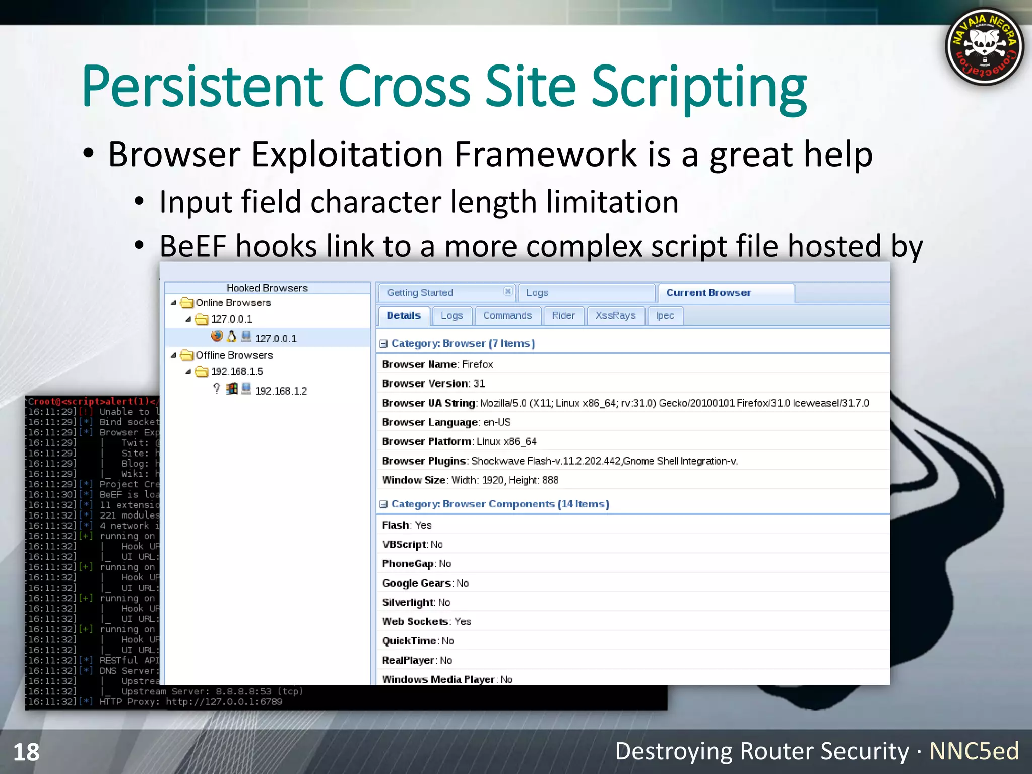 Destroying Router Security - NNC5ed | PPT