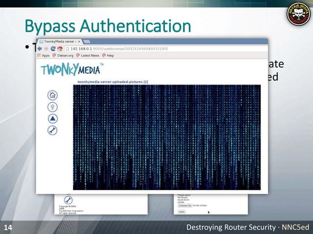 Destroying Router Security - NNC5ed | PPT