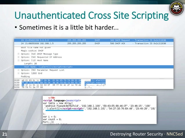 Destroying Router Security - NNC5ed | PPT
