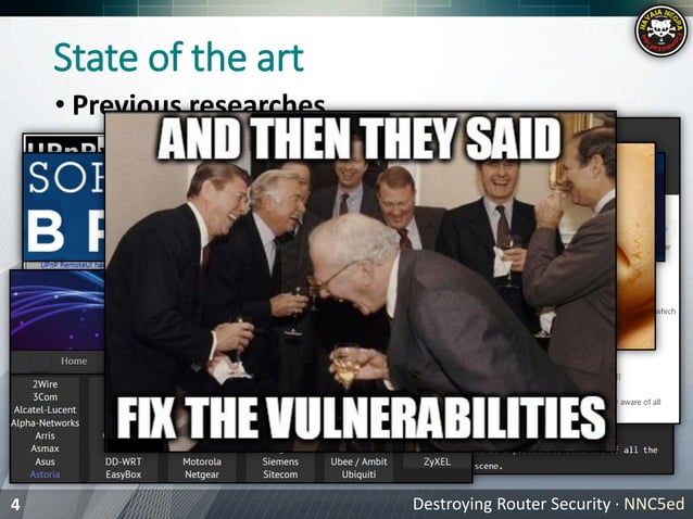 Destroying Router Security - NNC5ed | PPT