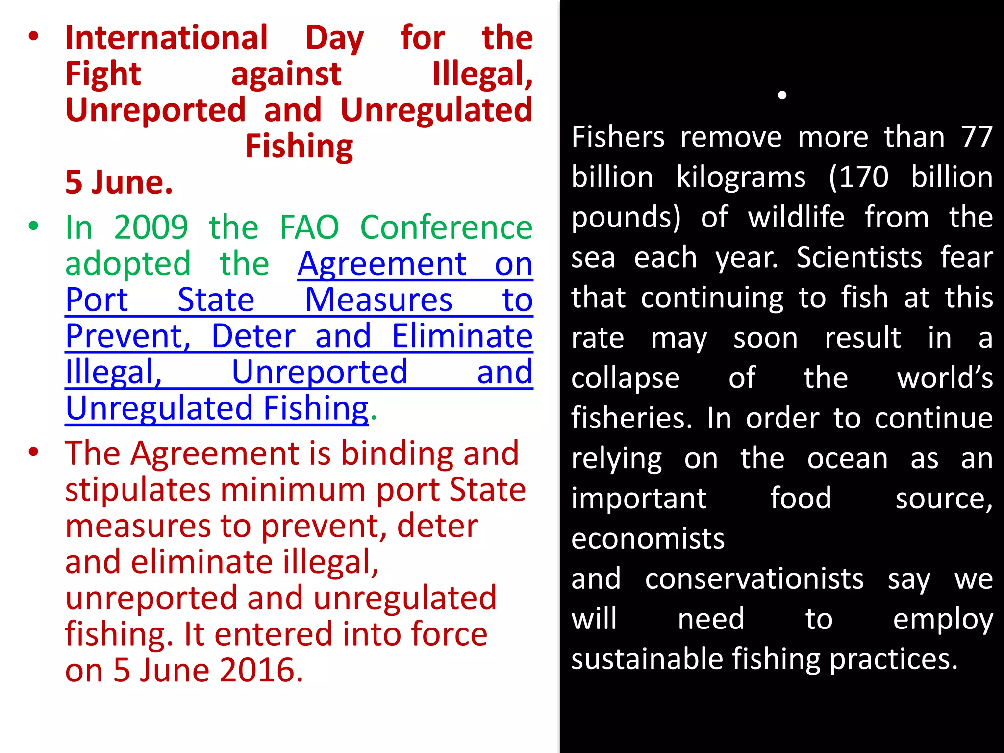 Destructive and prohibited fishing practices | PPTX