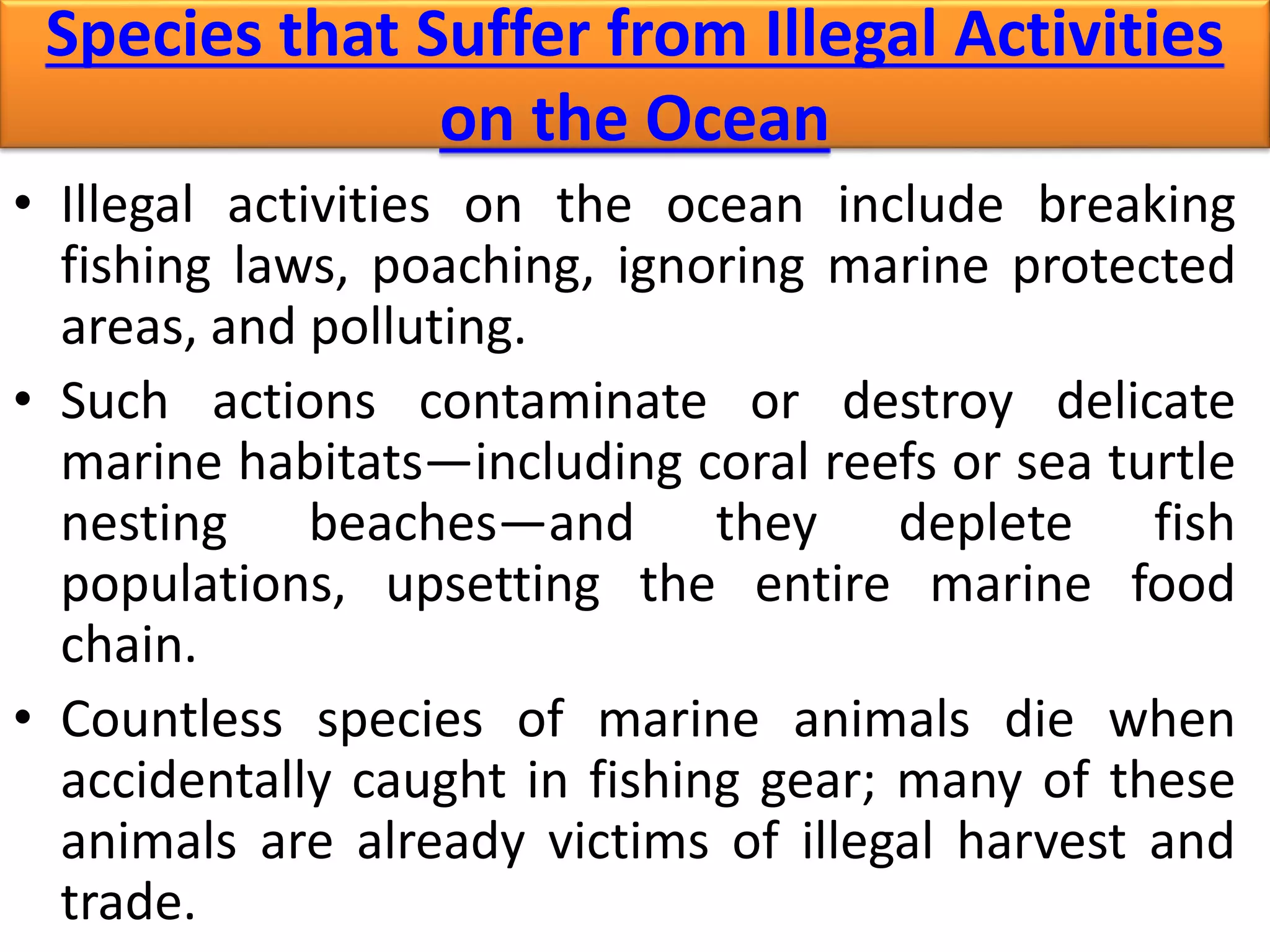 Destructive and prohibited fishing practices | PPTX