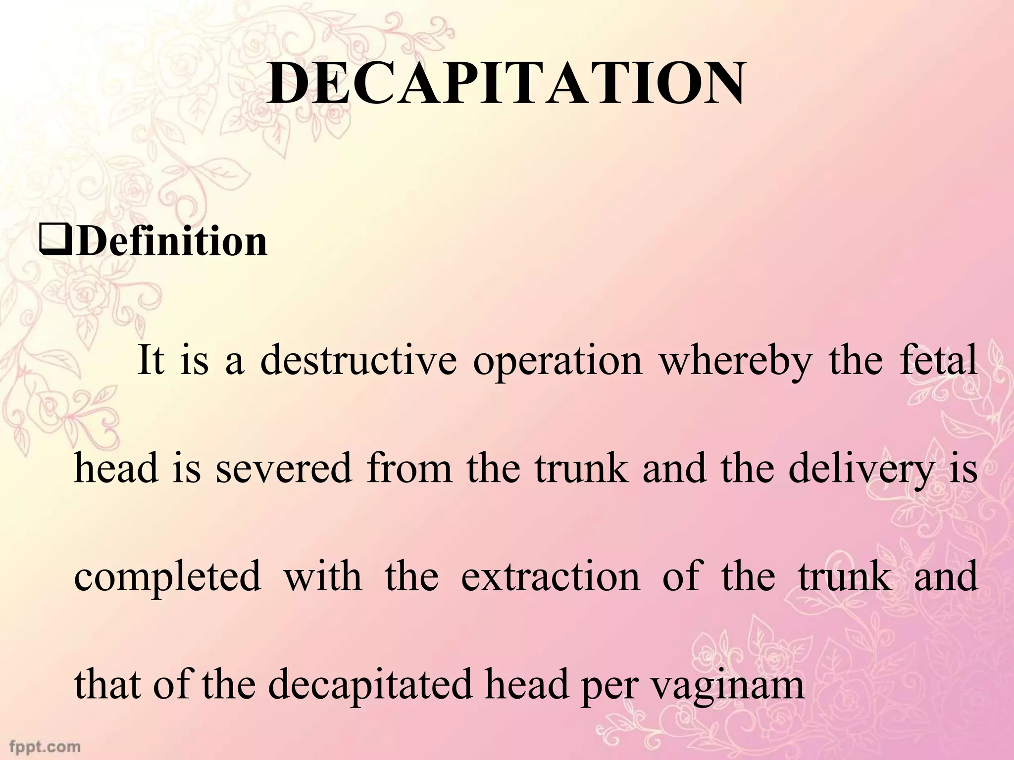 Destructive operation | PPT