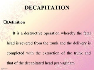 Destructive operation | PPT