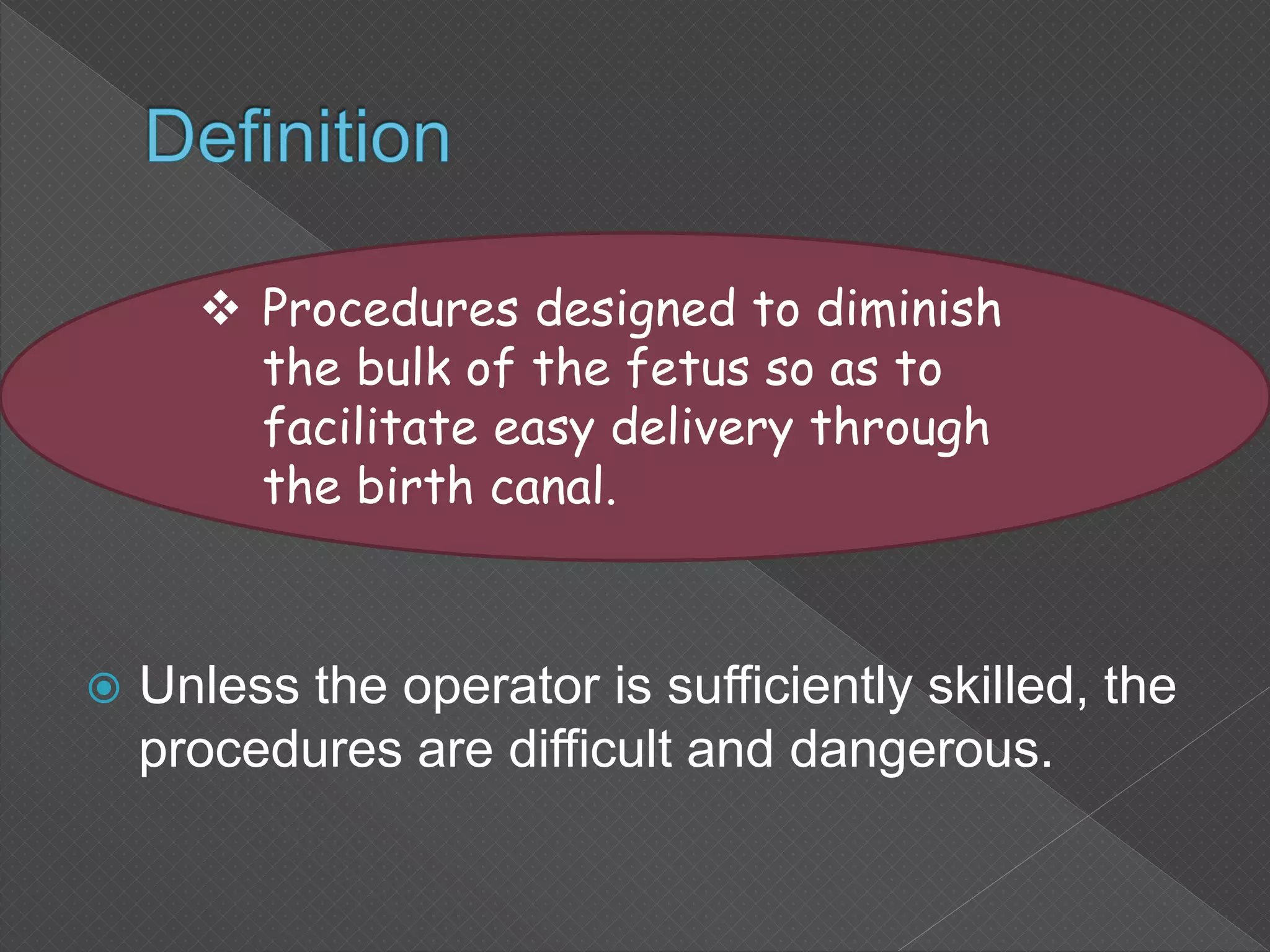 Destructive operations by Dr. Pawan | PPTX
