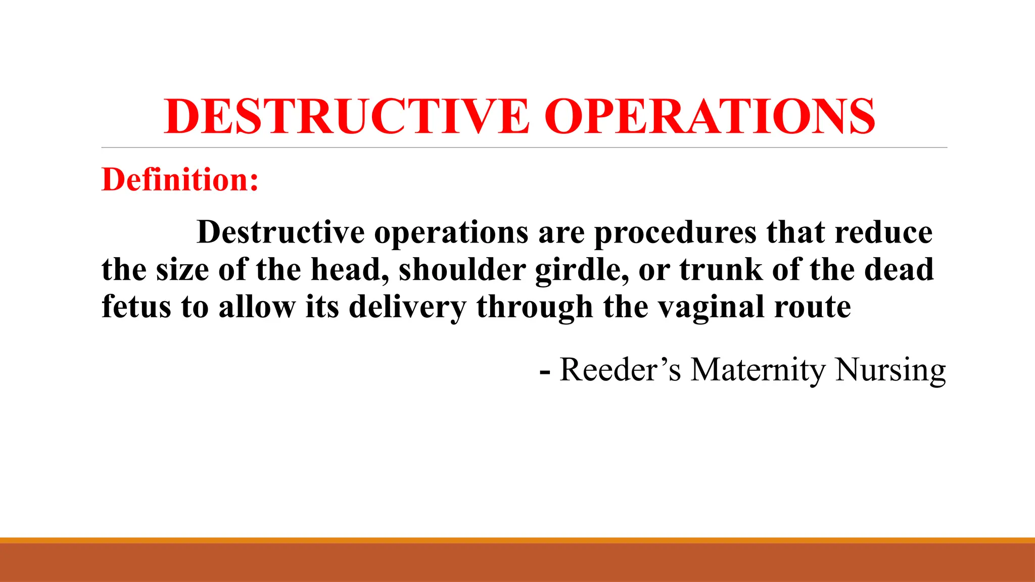DESTRUCTIVE OPERATIONS Tuesday class cay.pptx