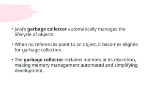 DESTRUCTORS in Java for a lecture to understand | PPTX
