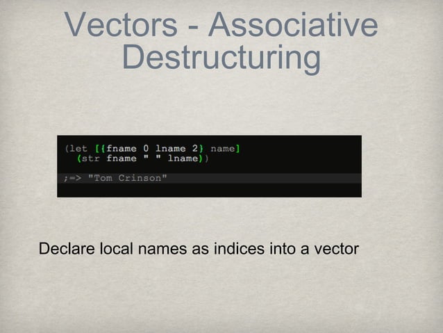 Destructuring demystified | PPT
