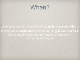 Destructuring demystified | PPT